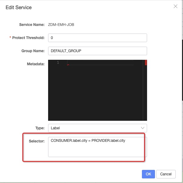 Can we set multiple selector when set the routing type? · Issue #5612 · alibaba/nacos · GitHub