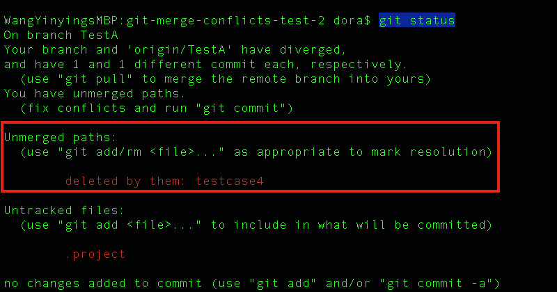 Testcase Notes 4 Two Developers Work On The Same Branch Simultaneously B Worked On File