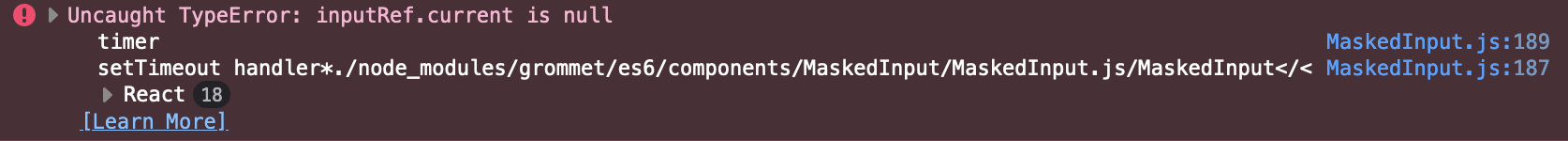 Maskedinput Typeerror · Issue 6695 · Grommet Grommet · Github
