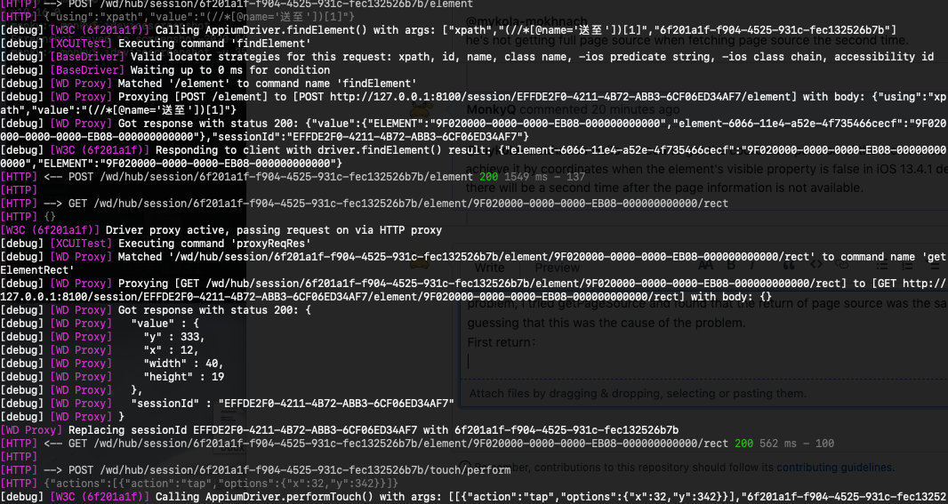 getPageSource not returning complete set of elements · Issue #13958 · appium/appium · GitHub