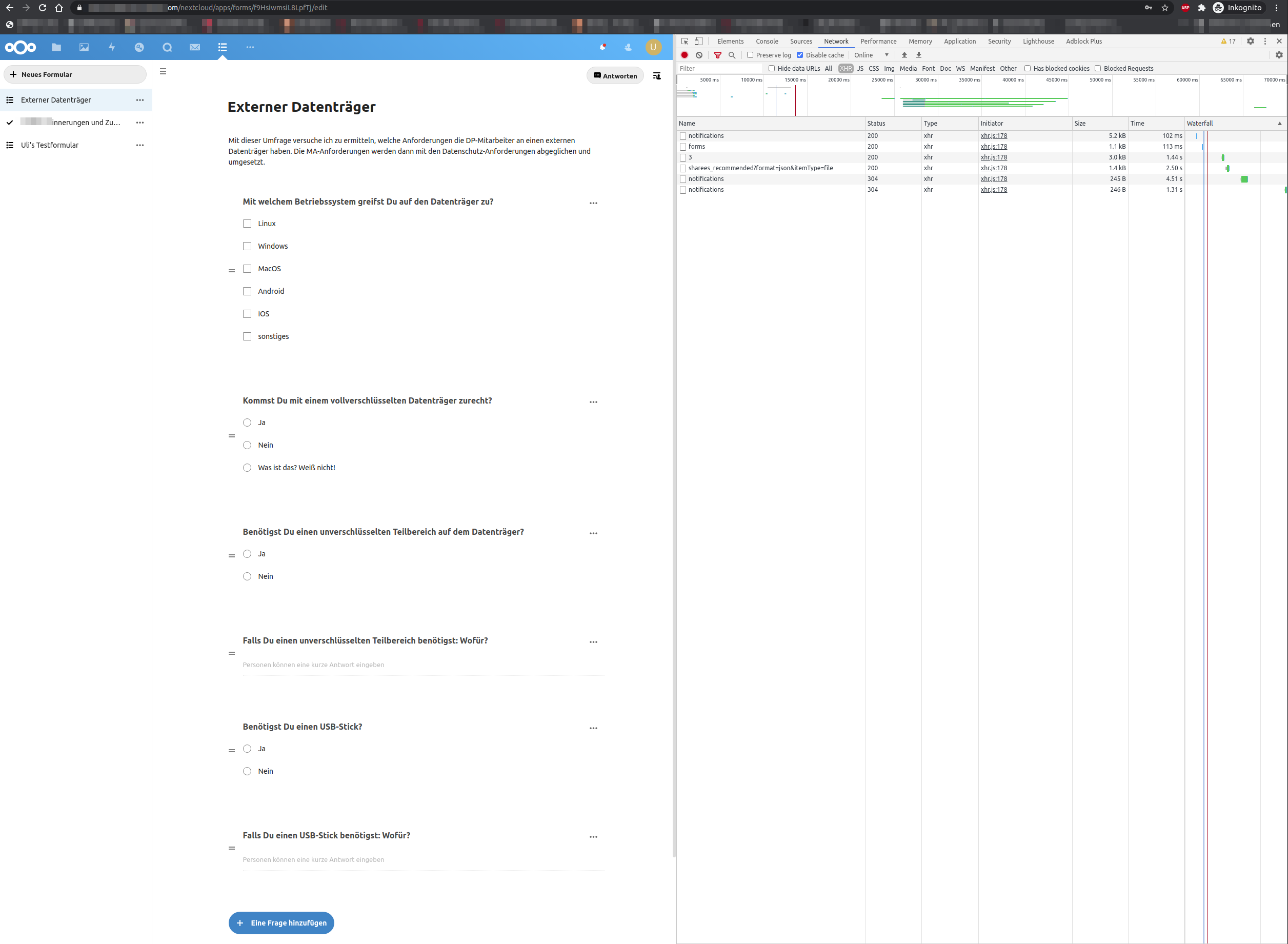Forms link shows error when not logged in and shared with users · Issue #539 · nextcloud/forms ...