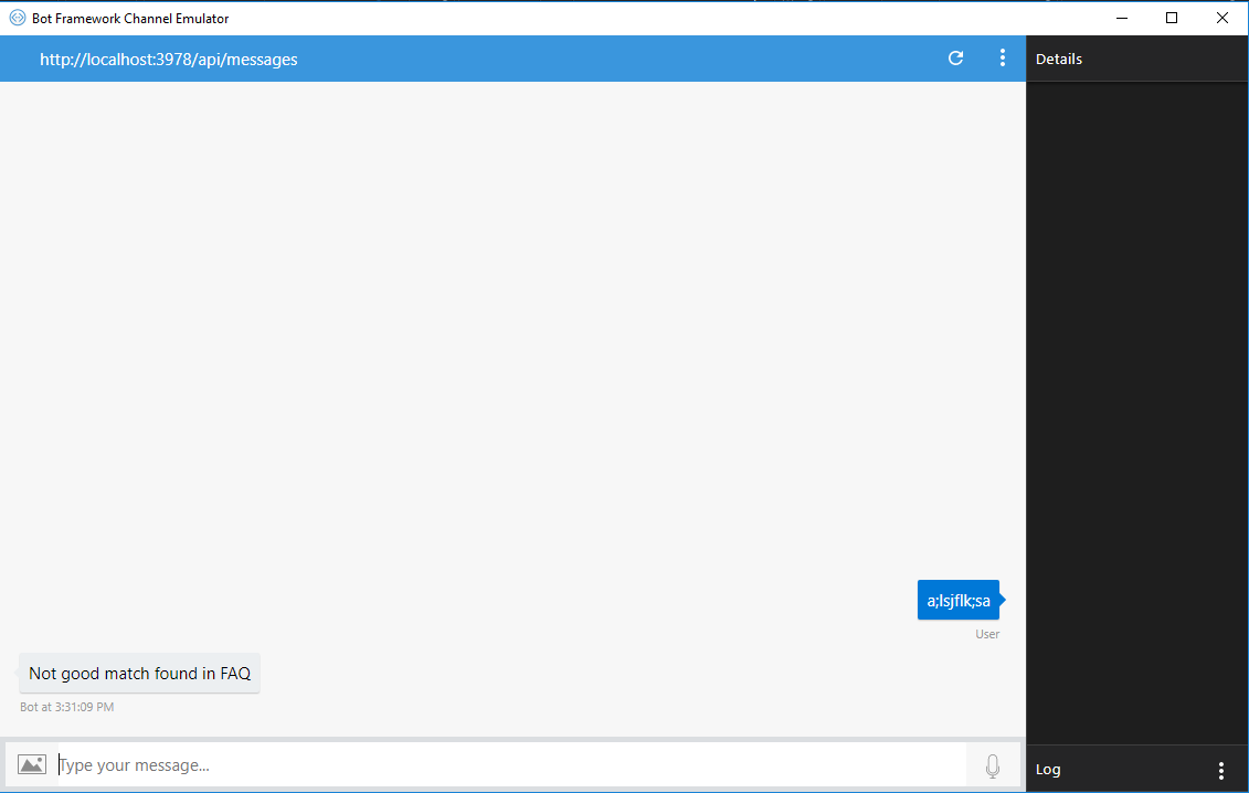 [QnA Maker] How to customize the "No match found!" message? · Issue #3727 · microsoft ...