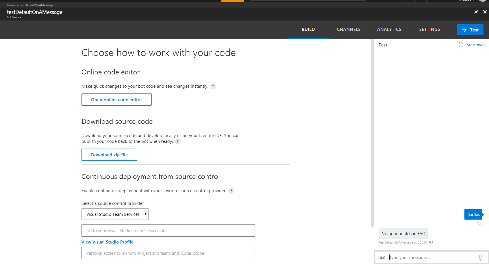 [QnA Maker] How to customize the "No match found!" message? · Issue #3727 · microsoft ...