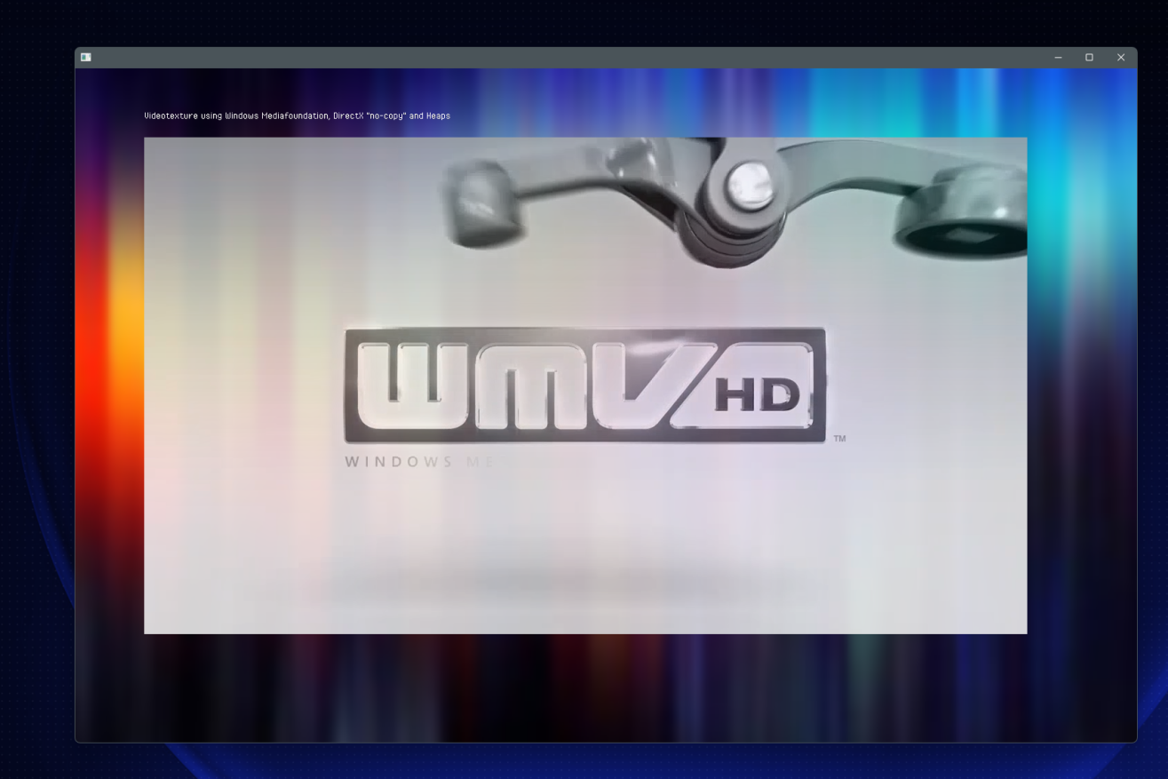 GitHub - gimmesoda/videotexture: VideoTexture Integration for Haxe / Heaps / HL using Windows ...
