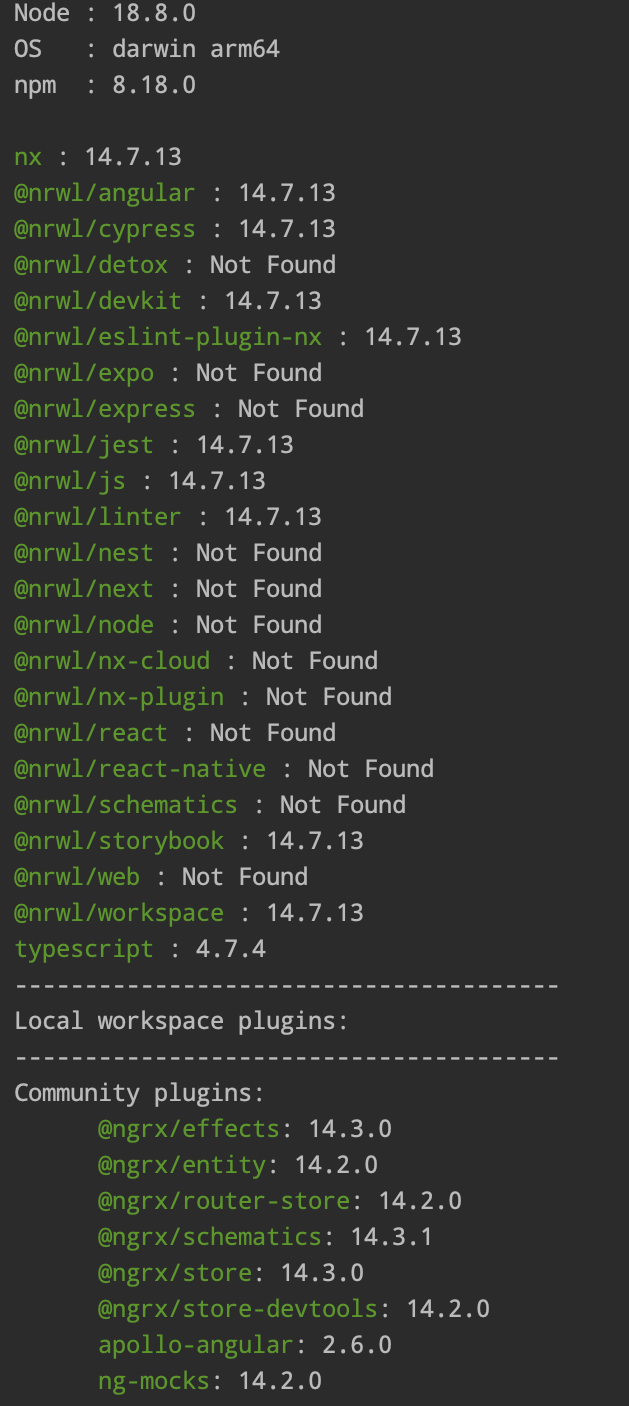 Nrwlangular Package Subpath Srcutilstest Runners Is Not Defined By Exports · Issue 