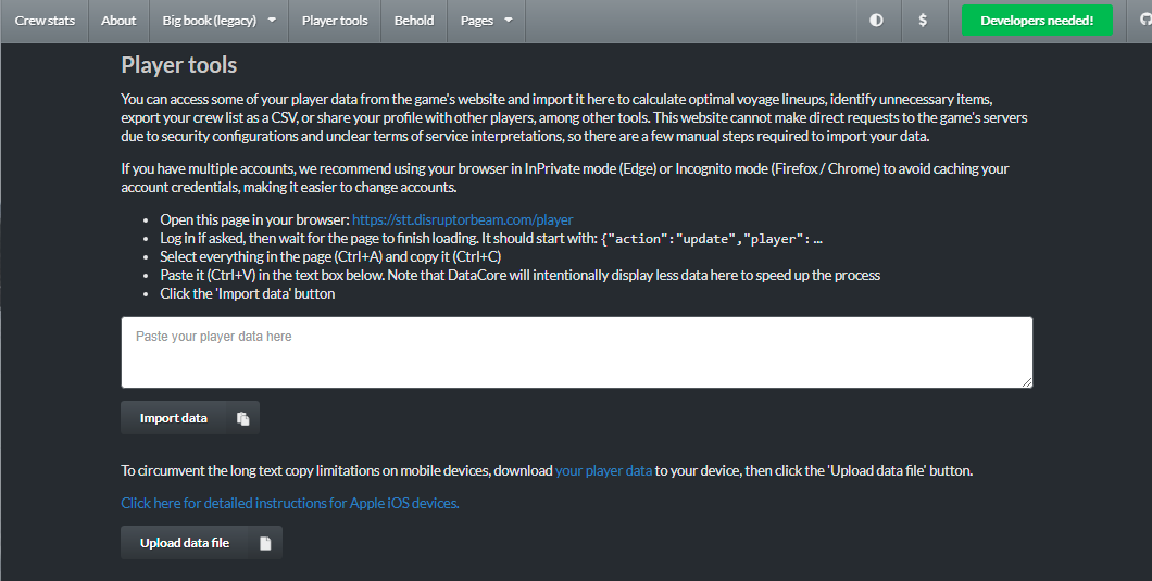 Privacy leak starting from fleet leaderboard. · Issue #261 · stt-datacore/website · GitHub