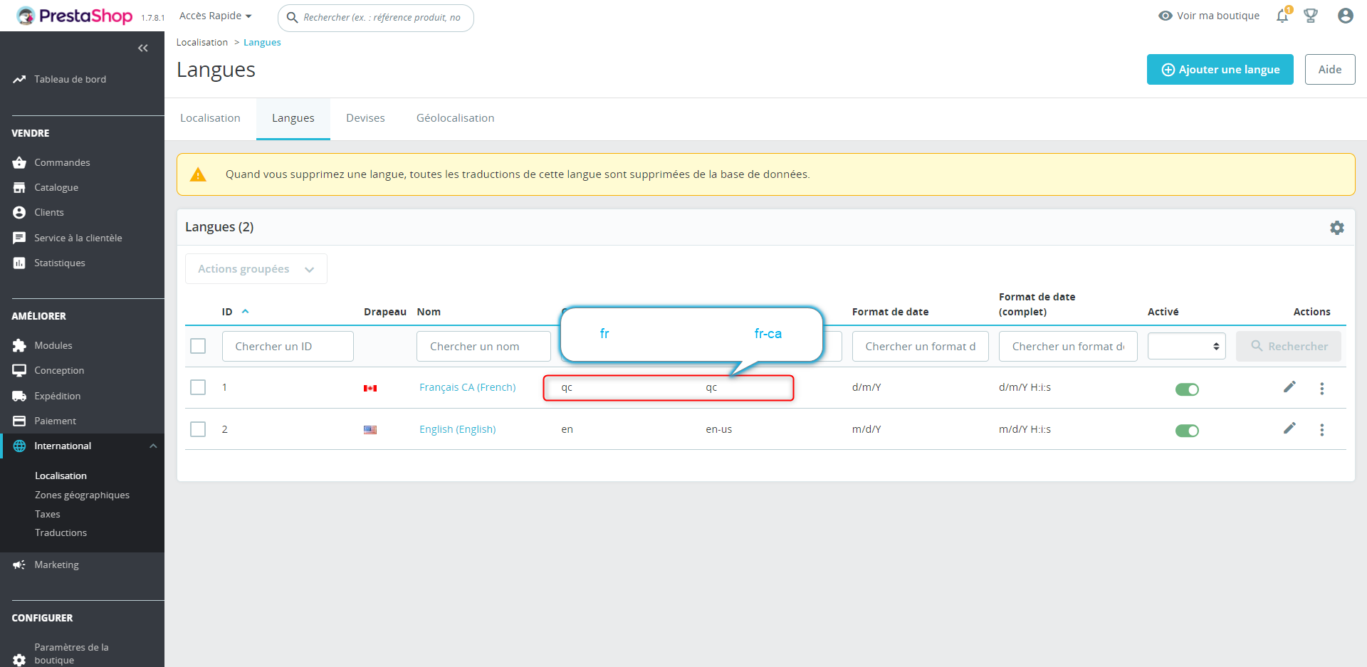 Problem with French Canada local settings on 1.7.5.1 · Issue #16004 · PrestaShop/PrestaShop · GitHub