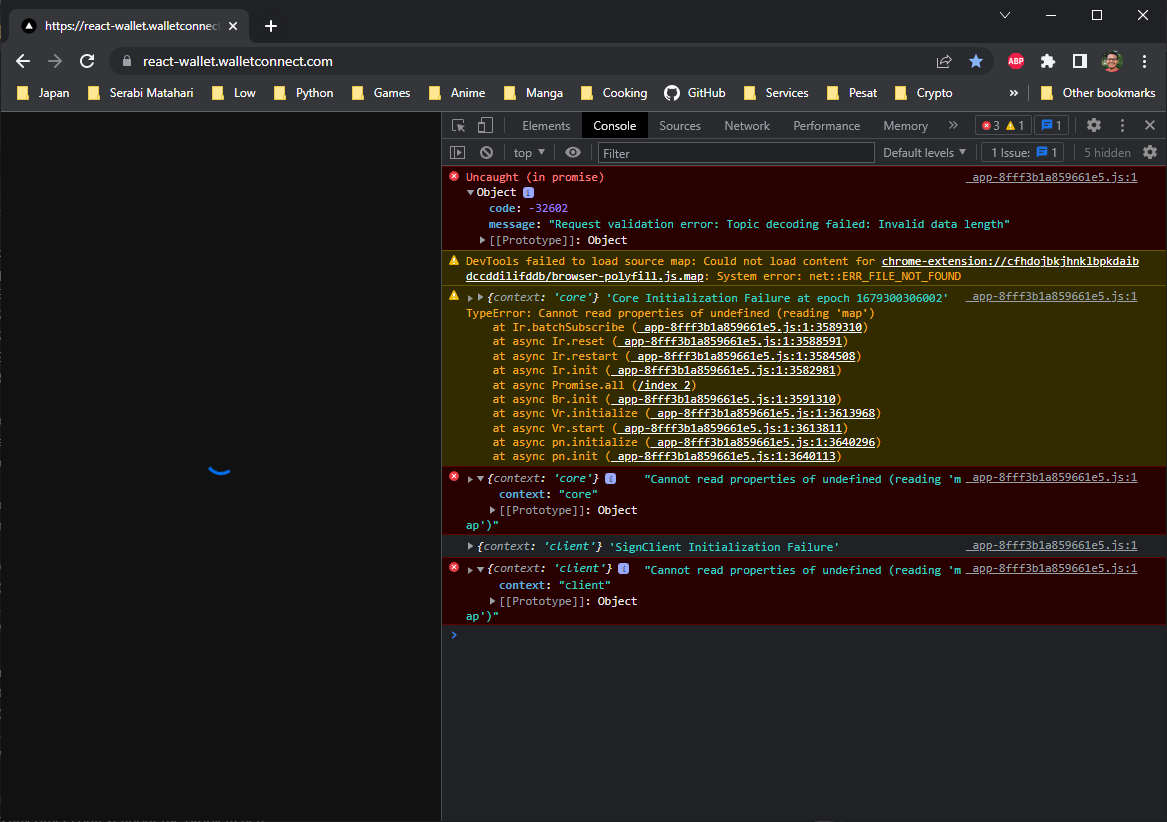 Pairing didn't respect error from the relay · Issue #2128 · WalletConnect/walletconnect-monorepo ...