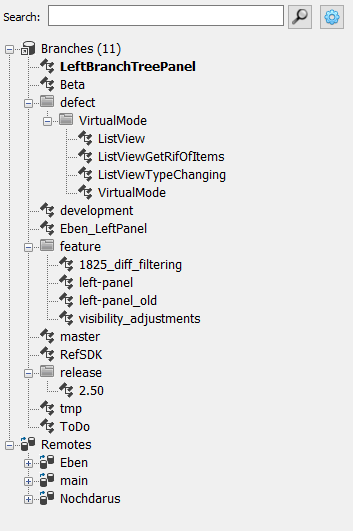 Left panel - Branch tree view by EbenZhang · Pull Request #4499 · gitextensions/gitextensions ...