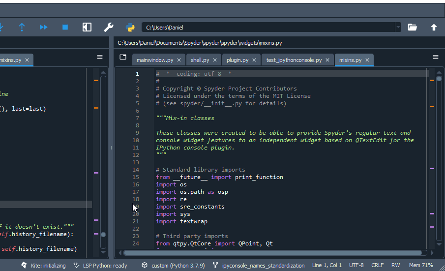 Started spyder after a reset of all settings · Issue #15765 · spyder ...