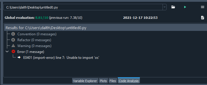 Code Analysis error in the Windows installer when overwriting ...