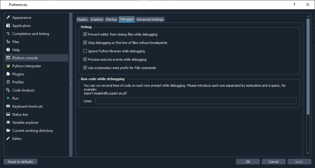 Console blocks when debugging if using the Tkinter graphics backend on Windows · Issue #17523 ...