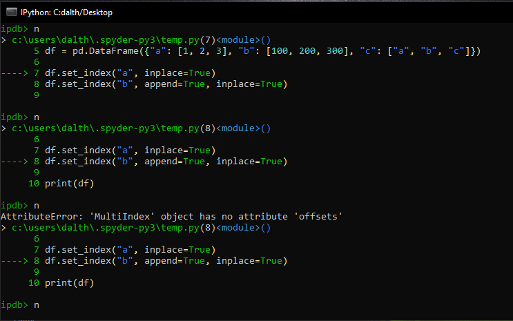 Spyder Debugger Breaks When Using Pandas Multiindex · Issue 17821 · Spyder Ide Spyder · Github