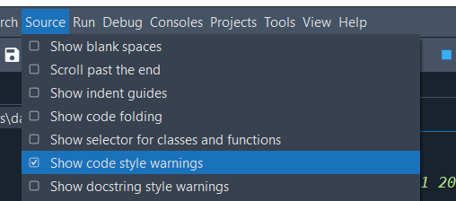Left Sidebar Not Showing Errorswarnings · Issue 20710 · Spyder Idespyder · Github 