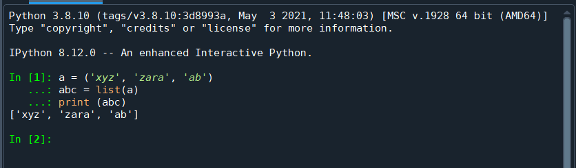 list() function · Issue #20780 · spyder-ide/spyder · GitHub