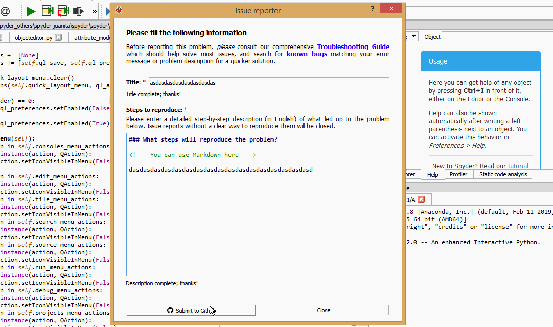 Github login window is resizing automatically · Issue #8978 · spyder ...
