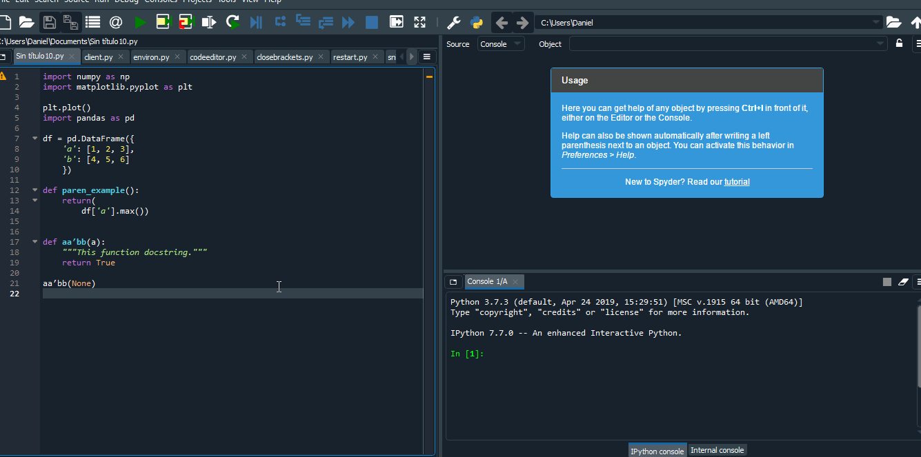 Editor: wrong tooltip position when undocking · Issue #11355 · spyder ...