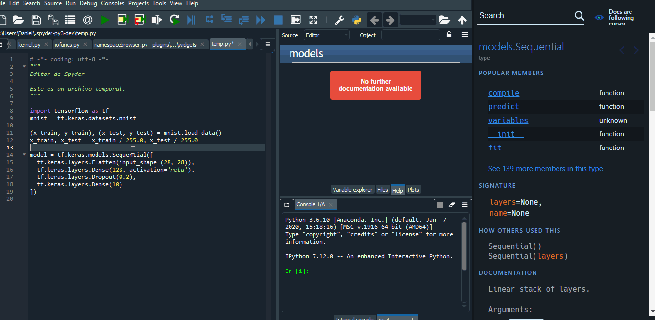 Help is not displaying single-line docstrings · Issue #11579 · spyder-ide/spyder · GitHub