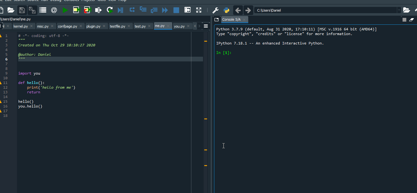 breakpoints not honored · Issue #14089 · spyder-ide/spyder · GitHub