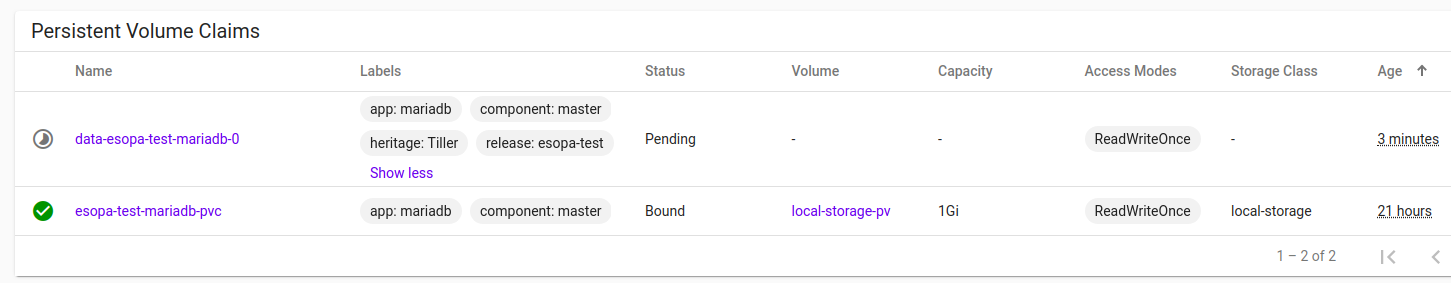 [stable/mariadb] Mounting existing PersistentVolumeClaim to data dir? · Issue #7647 · helm ...