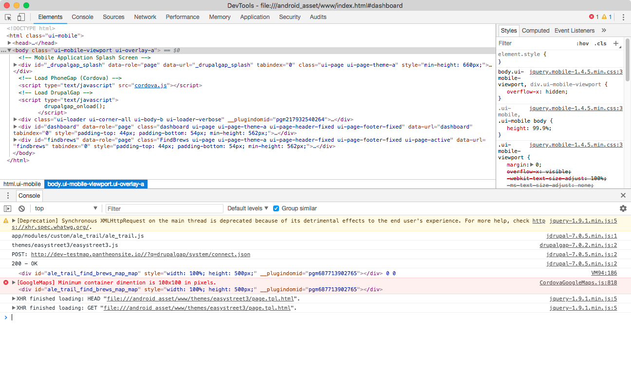 Minimum container dimension is 100x100 in pixels error · Issue #2277 ...