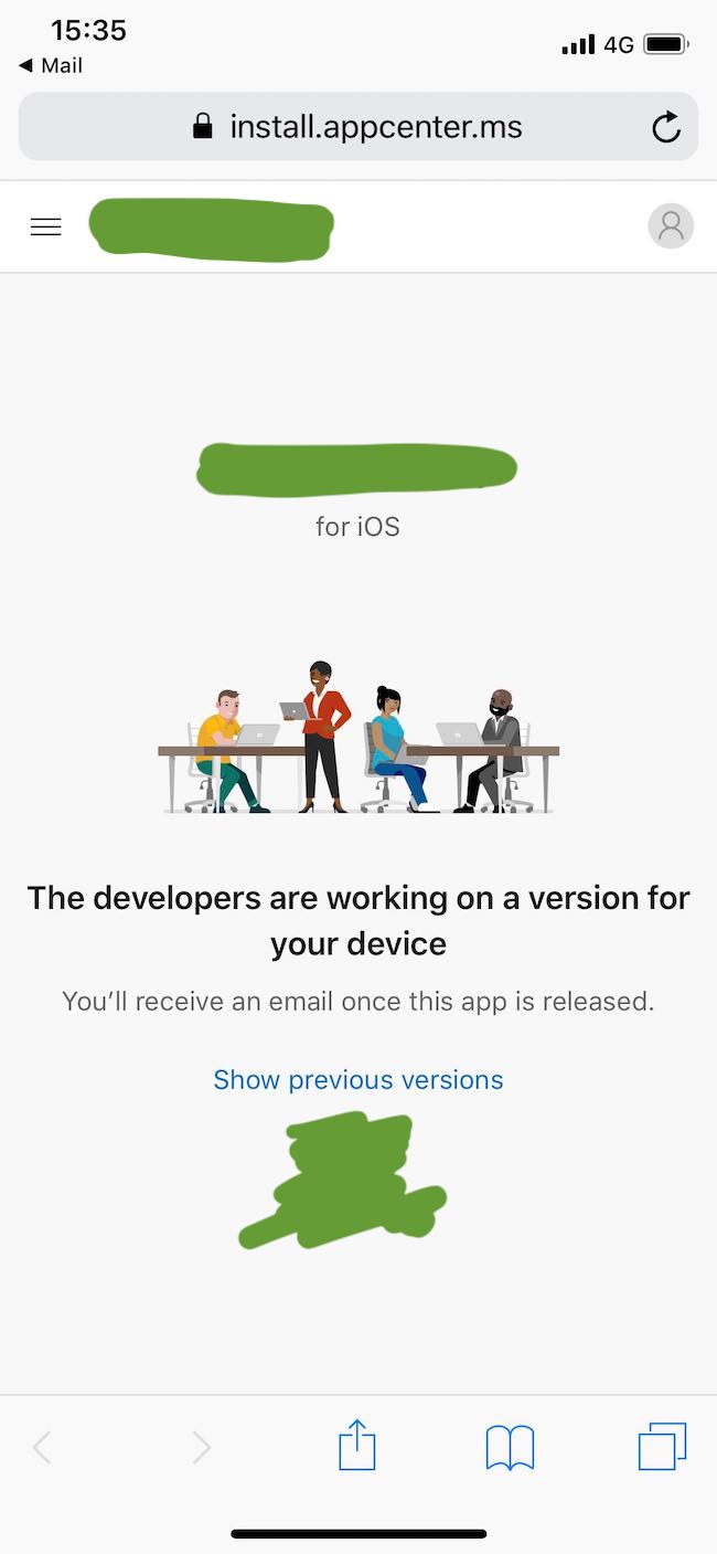 Cannot see available app builds when clicking email link · Issue #1006 · microsoft/appcenter ...