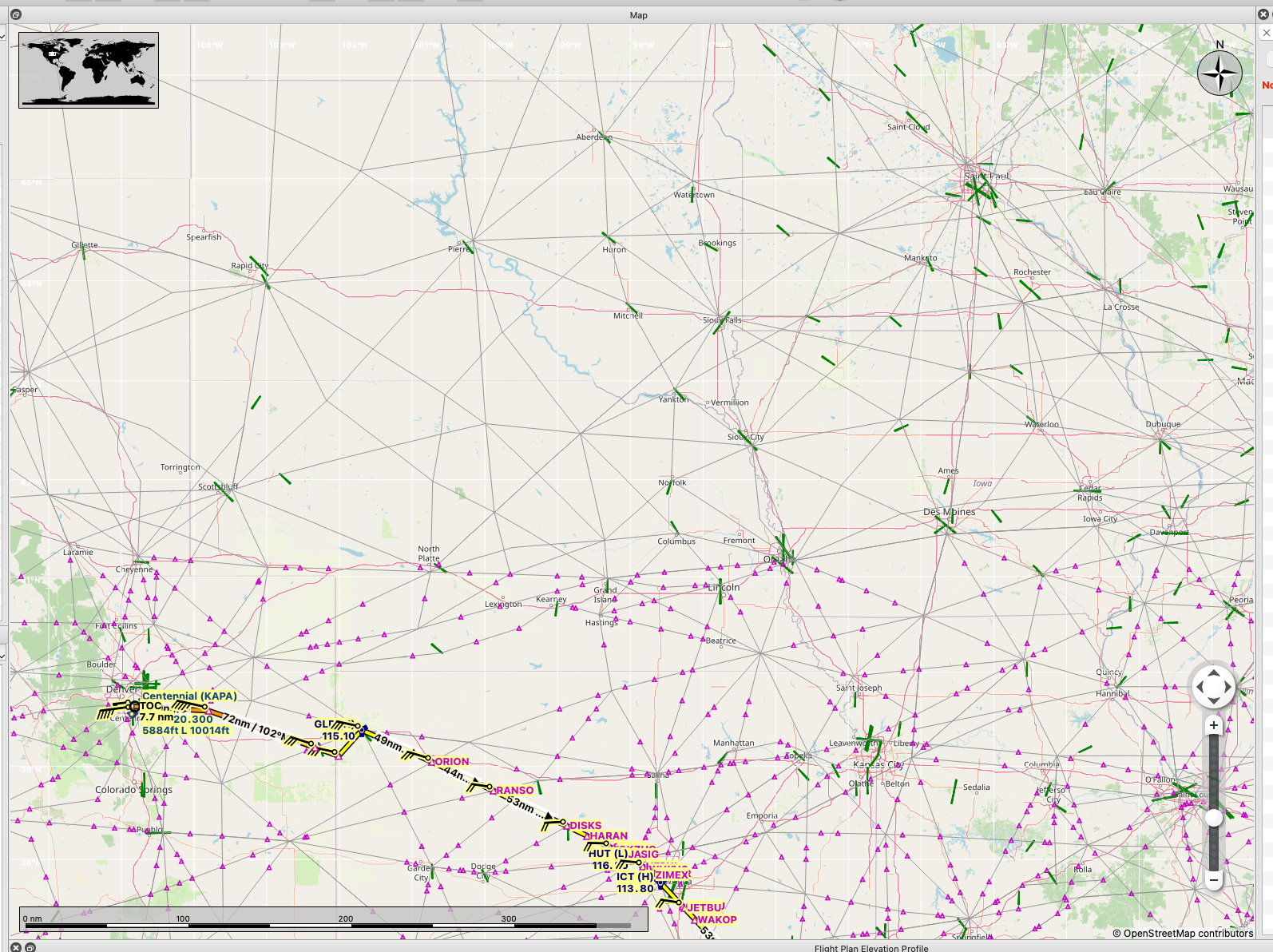 LNM 2.7.8 Develop: Waypoints only fill part of the map · Issue #877 ...