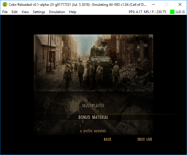 Call of Duty 3 [AV-093] [1.04] · Issue #710 · Cxbx-Reloaded/game ...
