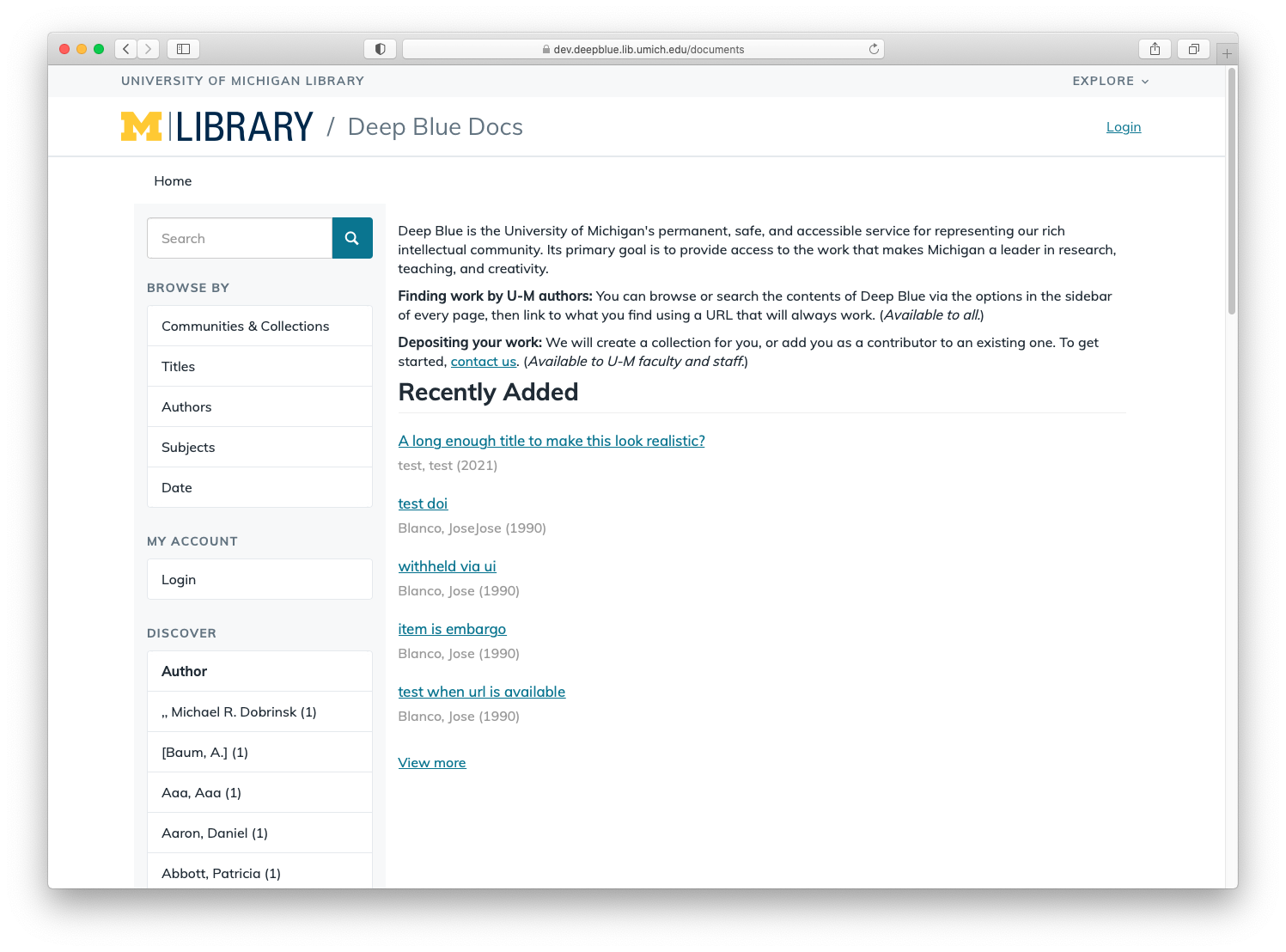 GitHub - mlibrary/dspace-theme: Our theme for DSpace 6.x ("Deep Blue").