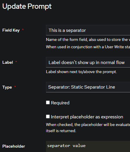 Invisible labels/fields are visible in user settings flow · Issue #2584 · goauthentik/authentik ...