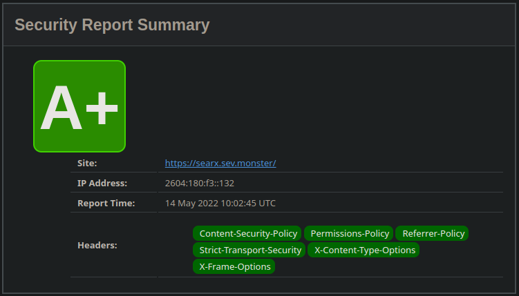 Add https://searx.sev.monster · Issue #63 · searxng/searx-instances · GitHub