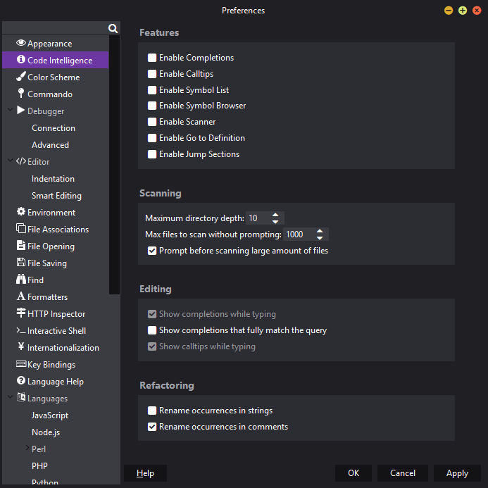 Komodo 11 Multiple CodeIntell Popups · Issue #3422 · Komodo/KomodoEdit ...
