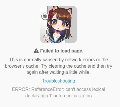 Failed to load page error message when opening browser · Issue #7697 ...