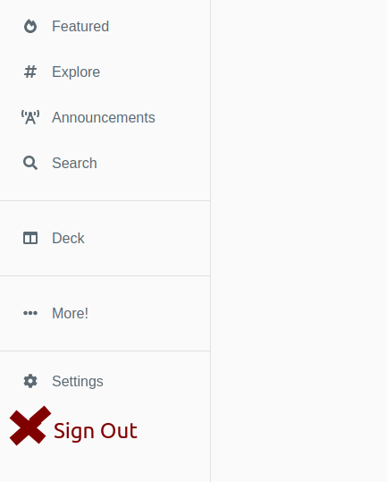 Add Logout Sign Out To Sidebar · Issue #6612 · misskey-dev/misskey · GitHub