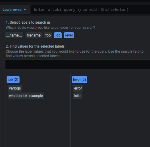 not showing debug log in loki · Issue #59 · JaniAnttonen/winston-loki · GitHub