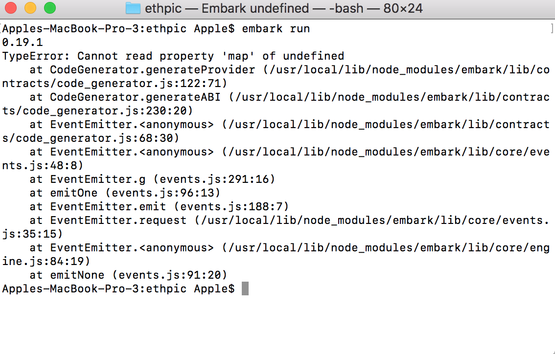 Error connecting to blockchain node · Issue #350 · embarklabs/embark · GitHub
