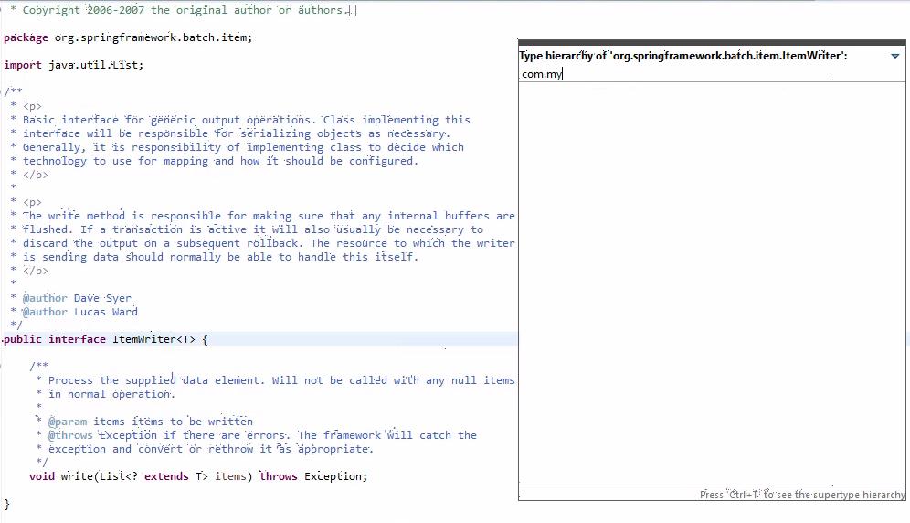 Filter In Quick Type Hierarchy By Package Name · Issue 319 · Eclipse Jdt Eclipse Jdt Ui · Github