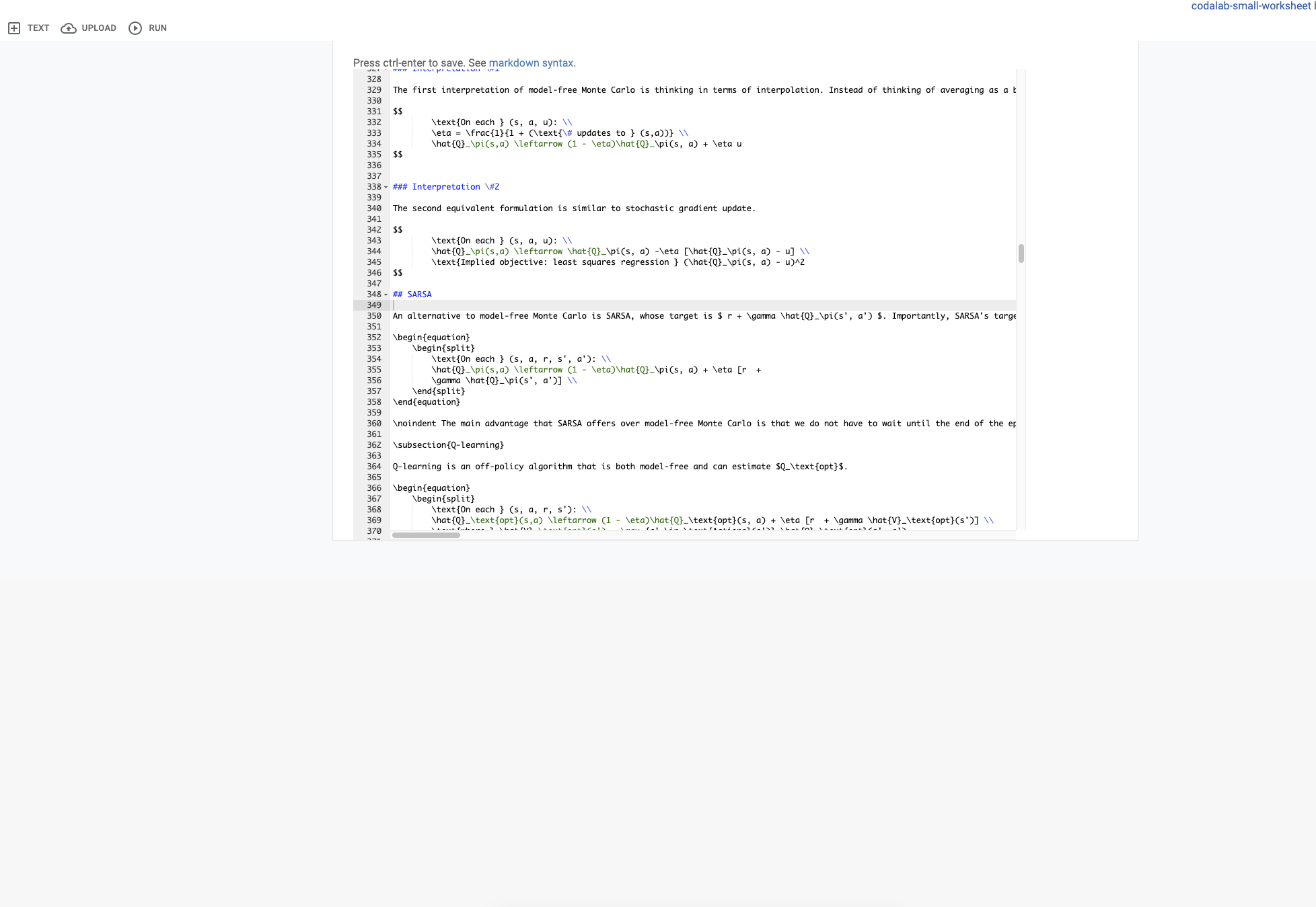 [New Frontend] When editing a Worksheet on a larger screen, there is a lot of wasted space ...