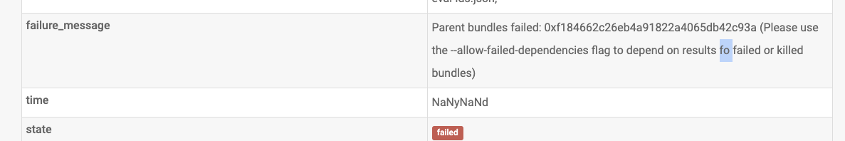 Parent bundles failed error message has a typo · Issue #1838 · codalab/codalab-worksheets · GitHub