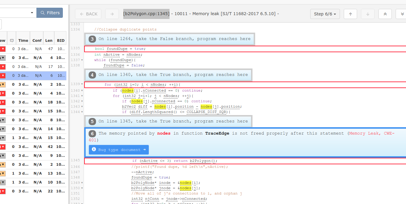 Memory leak in [b2Polygon.cpp:1345] · Issue #17031 · godotengine/godot · GitHub