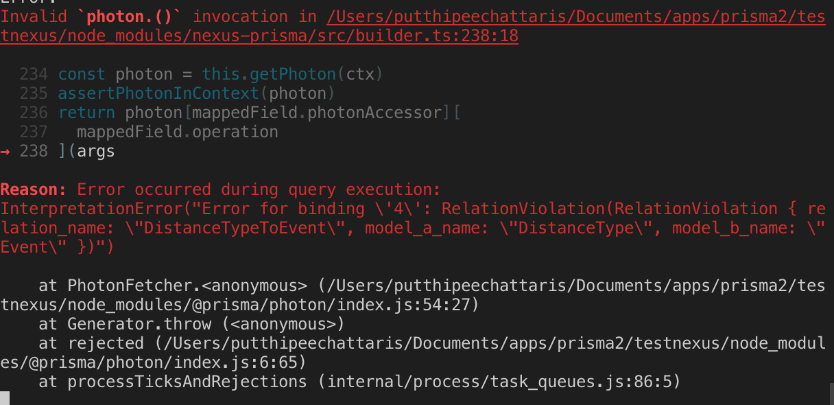 nexus prisma deletemany Error · Issue #1044 · prisma/prisma · GitHub