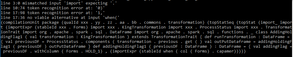 Scala Grammar has issue over import statements · Issue #1617 · antlr/grammars-v4 · GitHub