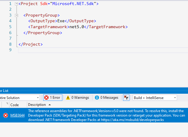 Build Error Using Net5 · Issue 5311 · Dotnetcore · Github 