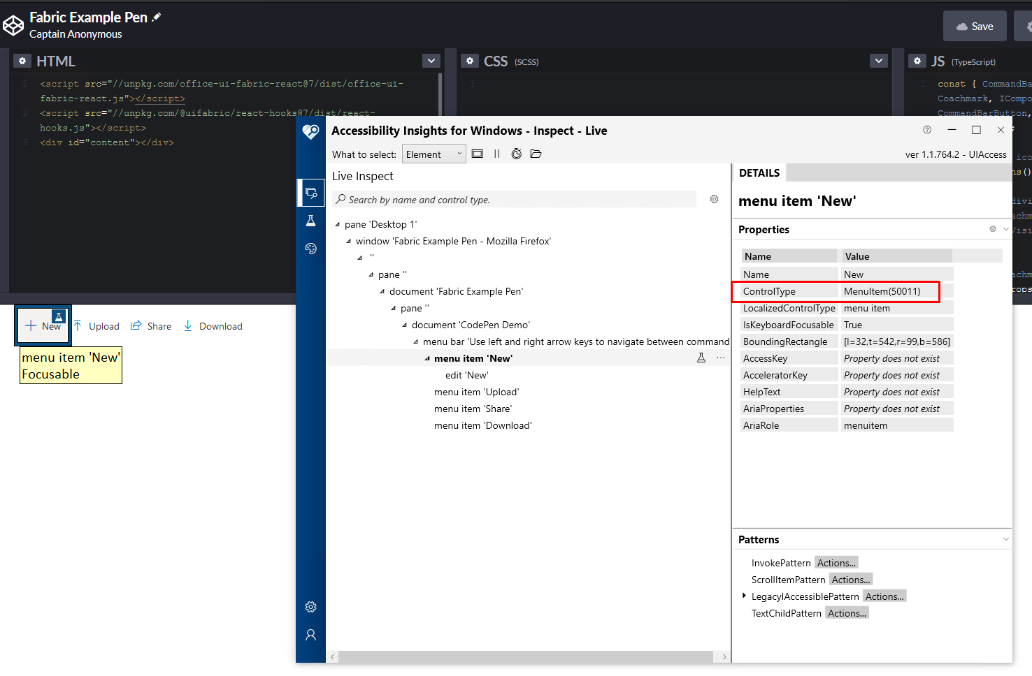 Control Type Of Commandbar Item Is Not Correct · Issue 15493 · Microsoft Fluentui · Github