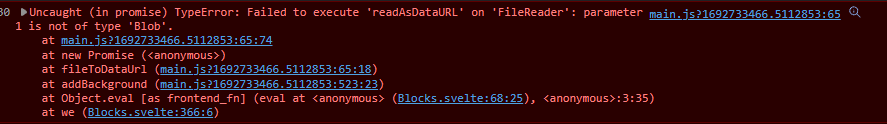 Typeerror Failed To Execute Readasdataurl On Filereader Parameter · Issue 133 · Fkunn1326
