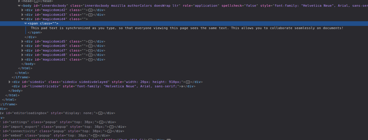 disappearing spaces in Chrome · Issue #3377 · ether/etherpad-lite · GitHub