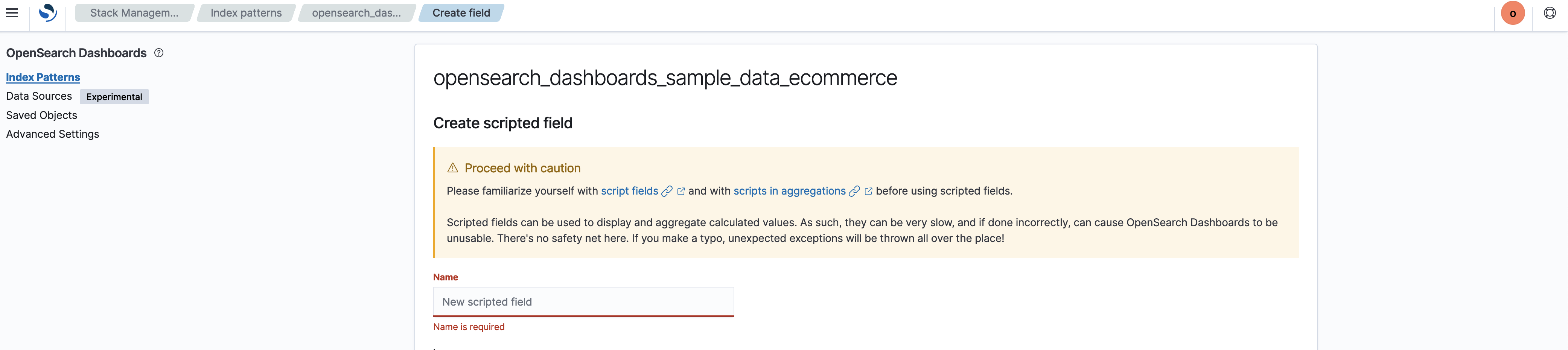 [BUG] Missing scripted fields documentation · Issue #3309 · opensearch-project/OpenSearch ...