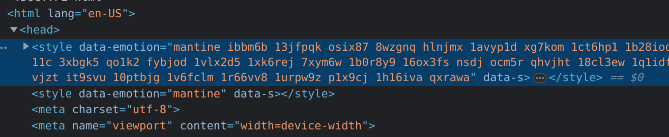 Don't prepend ` ` with emotion `style` tags · Issue #3004 · emotion-js ... Don't prepend ` ` with emotion `style` tags · Issue #3004 · emotion-js ...
