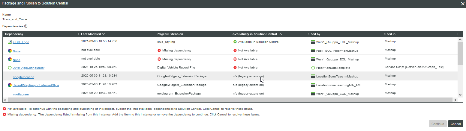 Issue with Widget Property name and SolutionCentral dependency resolution · Issue #23 ...