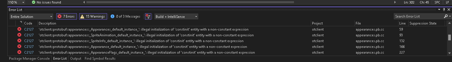 appearances protobuf not compatible with new version · Issue #296 · mehah/otclient · GitHub